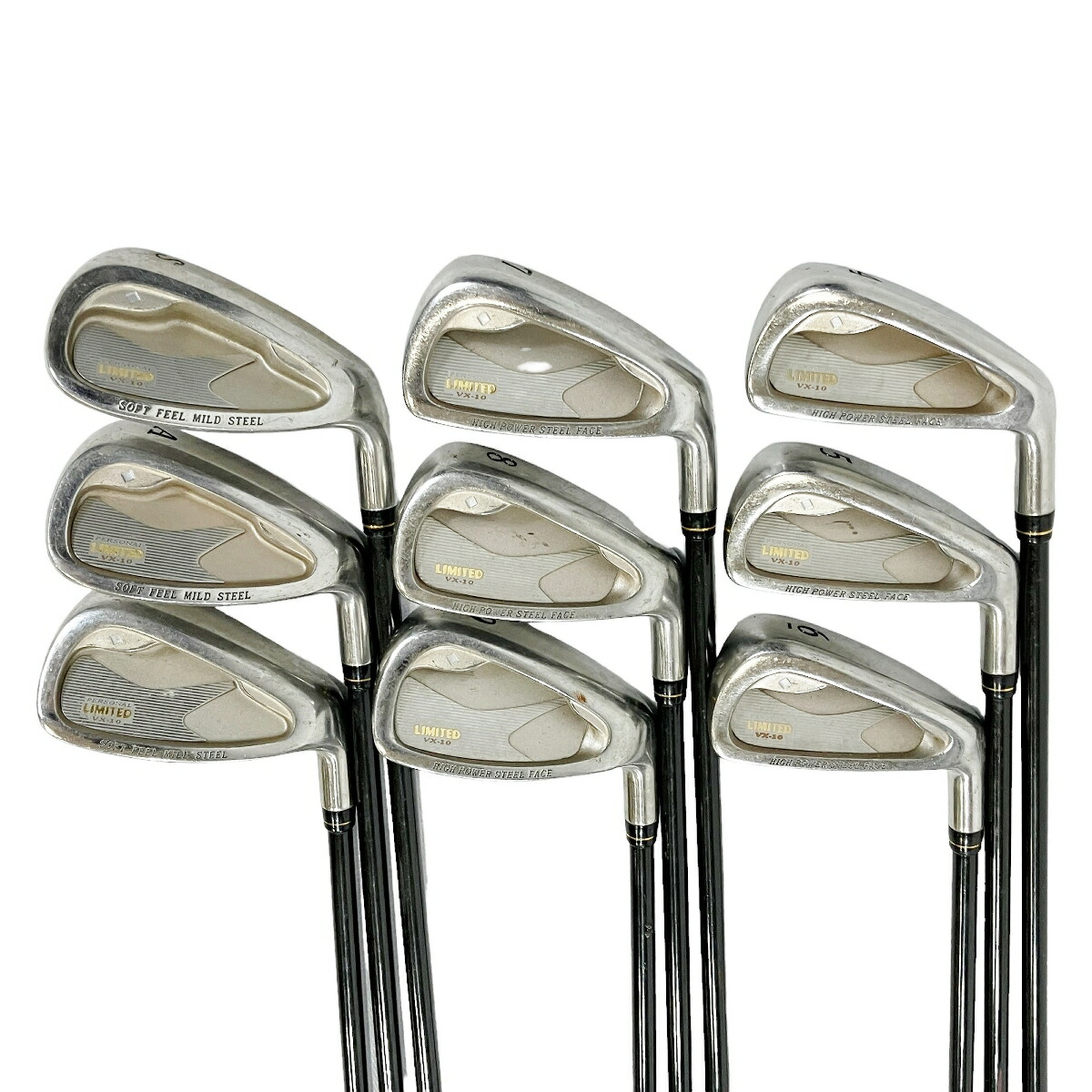 【楽天市場】【中古】 LIMITED VX-10 リミテッド #4-9 P A S アイアン 9本 セット ゴルフ クラブ 右利き用 スポーツ ...