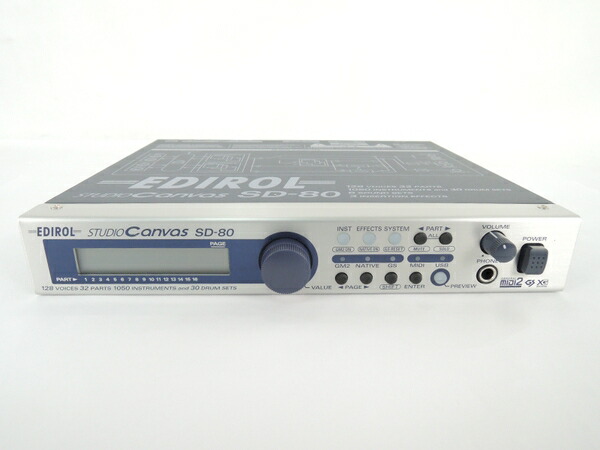 【楽天市場】【中古】 Roland SD-80 スタジオ・キャンバス 音源モジュール Y2916570：ReRe（安く買えるドットコム）