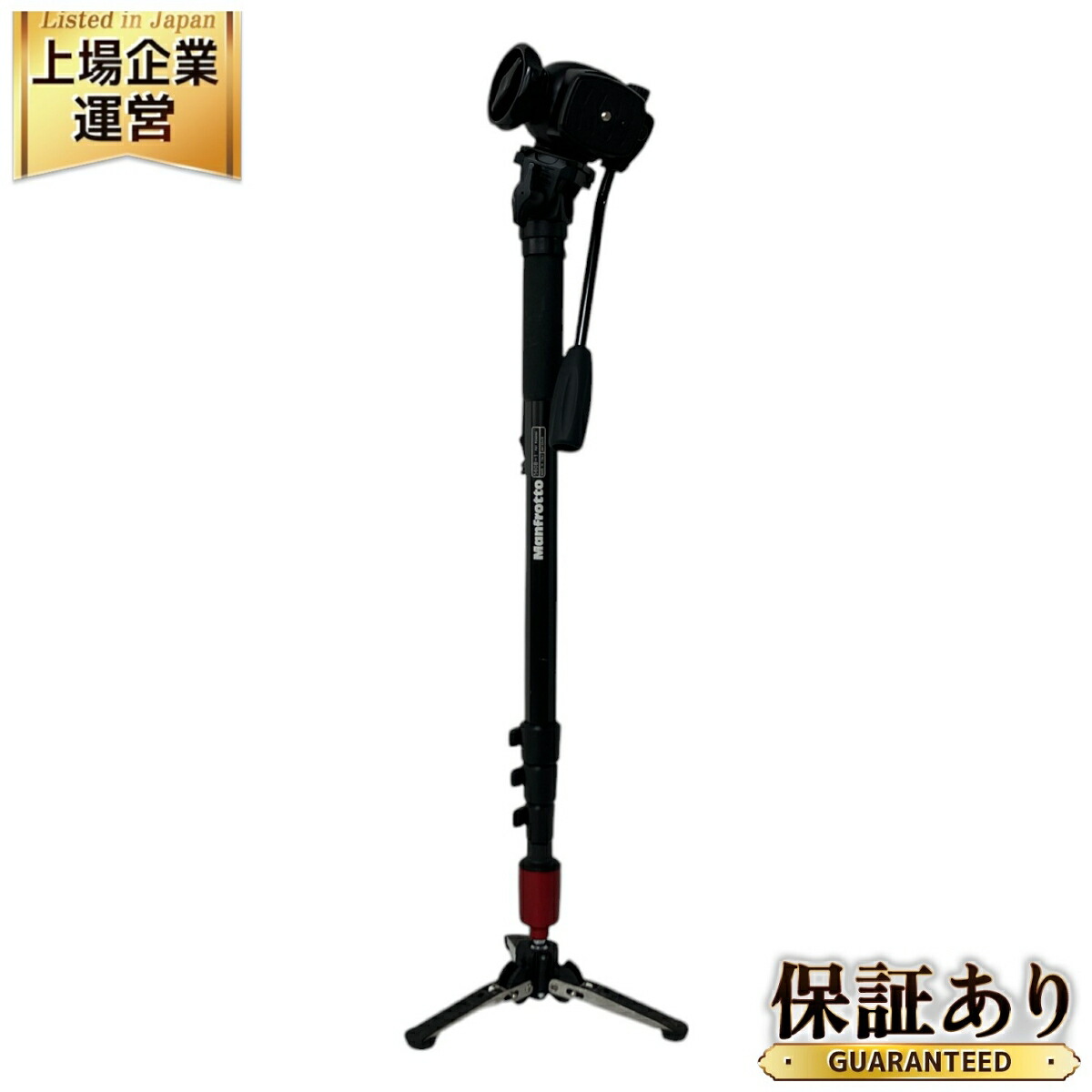 【楽天市場】【中古】 Manfrotto 560B-1 一脚スタンド / Velbon FHD-52Q 雲台付き カメラ周辺機器 ...