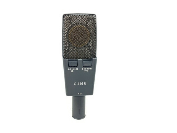 【楽天市場】【中古】 AKG C414B XLS P48 コンデンサー マイク H-85 サスペンション PF 80 フィルター セット ...