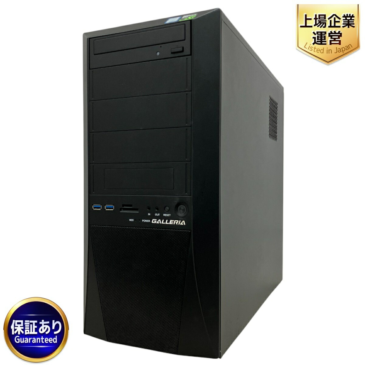【楽天市場】【中古】 Thirdwave GALLERIA ZV デスクトップ パソコン i7-8700K 16GB SSD 525GB HDD 1TB GeForce GTX 1070 Ti ...