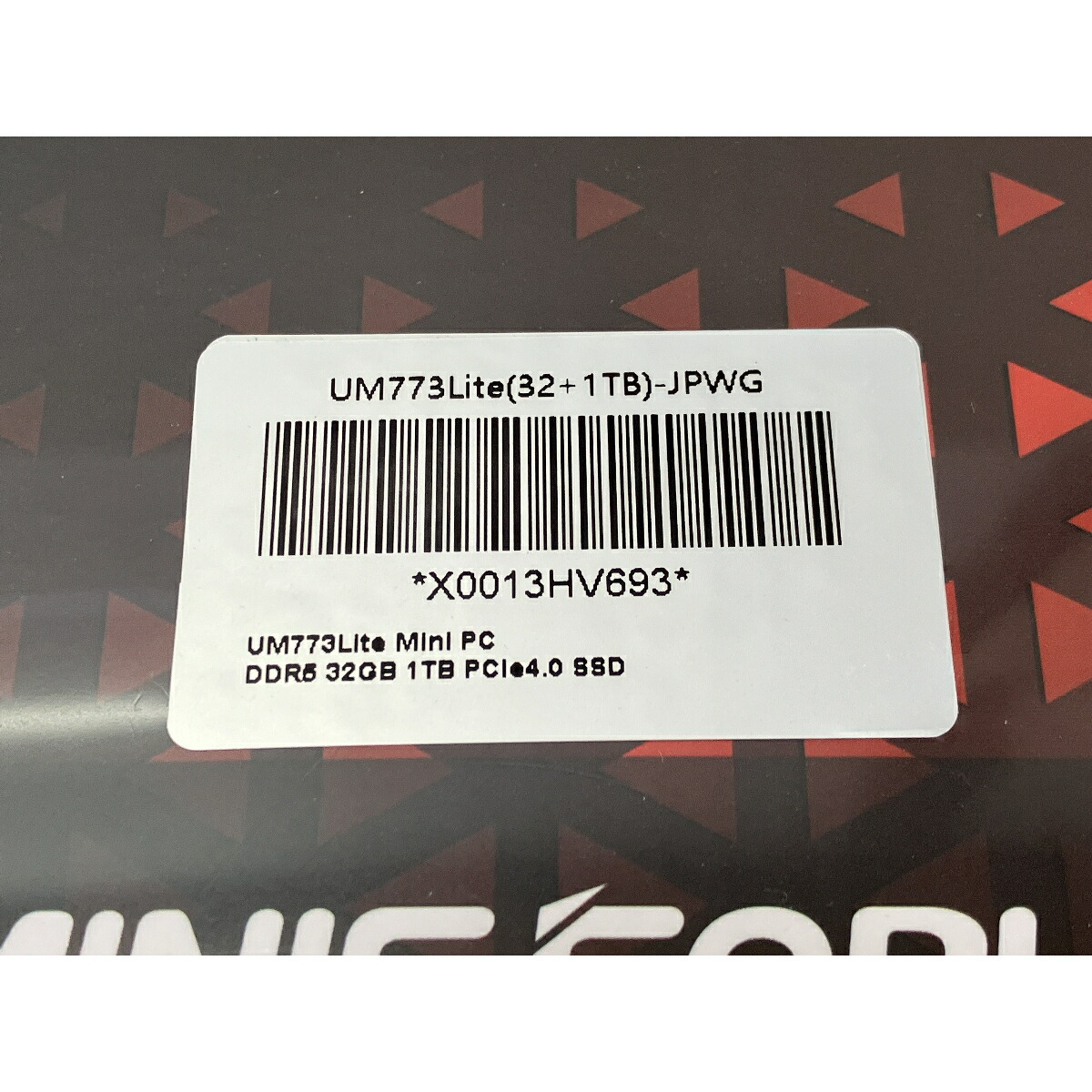 【楽天市場】未使用 【中古】 MINISFORUM Venus Series UM773 Lite Ryzen 7 7735HS 32GB ...