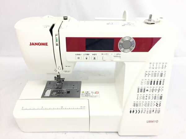 【楽天市場】【中古】 JANOME LM410 808型 コンピューターミシン 16年製 家電 ミシン G8256726：ReRe（安く買える ...