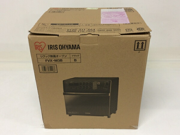 【楽天市場】未使用 【中古】 アイリスオーヤマ FVX-M3B リクック熱風オーブン 家電 未使用 F5297575：ReRe（安く買えるドットコム）