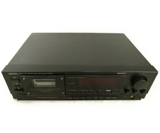 【楽天市場】【中古】DENON DR-70 カセットデッキ テープ 録音 再生 N2330797：ReRe（安く買えるドットコム）
