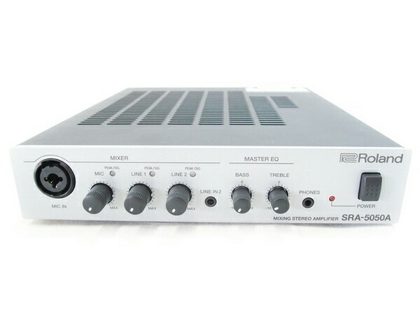 【楽天市場】美品 【中古】 美品 Roland SRA-5050A Mixing Stereo Amplifier パワー アンプ ミキシング S2579830：ReRe（安く買えるドットコム）