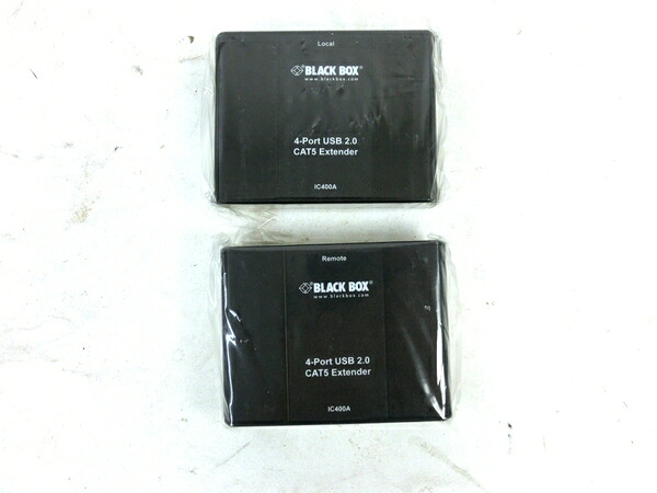 【楽天市場】未使用 【中古】 未使用 BLACK BOX IC400A 4-Port USB 2.0 CAT5 Extender ...