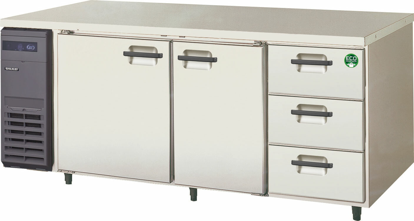 【楽天市場】新品 フクシマガリレイ コールドテーブル冷蔵庫 LCC-180RX-D 幅1800×奥行600×高さ800mm 単相100V メーカー直送 送料無料（一部離島を除く）車上渡し 搬入 ...