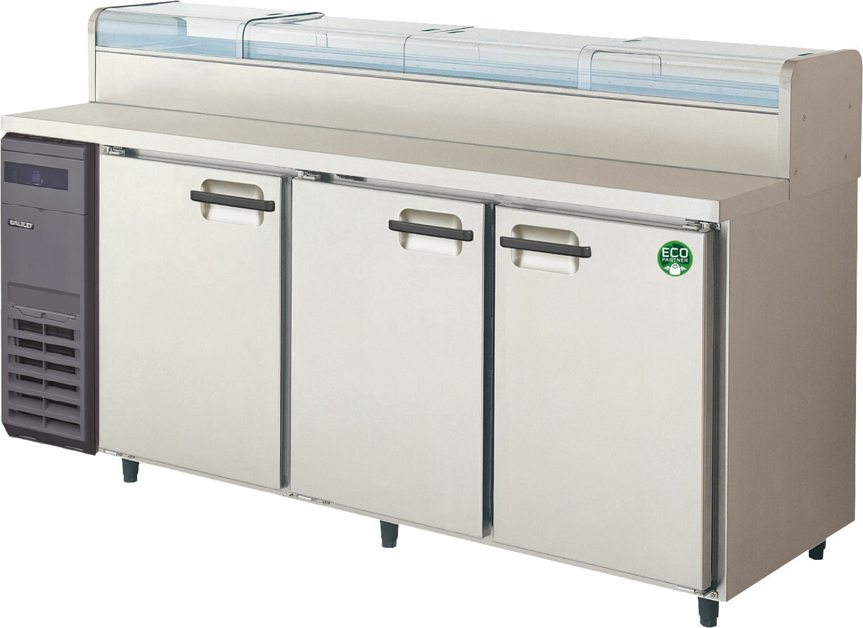 【楽天市場】新品 フクシマガリレイ ネタケース付コールドテーブル冷蔵庫 LCC-180RX-NCF 幅1800×奥行600×高さ1020mm 単相100V メーカー直送 送料無料（一部離島を ...