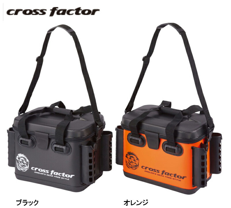 【楽天市場】cross factor/クロスファクター AEK905 EVAタックルバッグ 36cm (ロッドスタンド付)：つり具やすや 楽天市場店