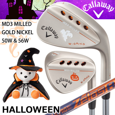 【楽天市場】Callaway [キャロウェイ] MD3 MILLED GOLD NICKEL HALLOWEEN VERSION ハロウィン ...