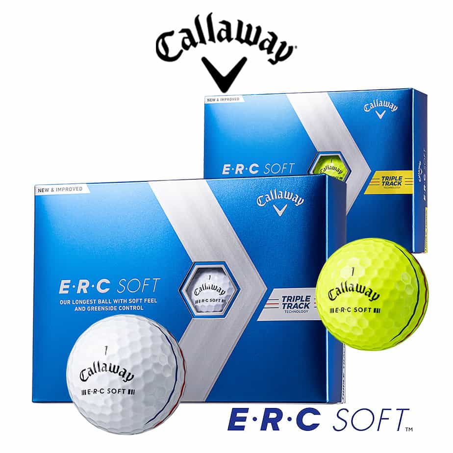 【楽天市場】Callaway [キャロウェイ] 2023 ERC SOFT ボール [E・R・C ソフト] Callaway Golf ...