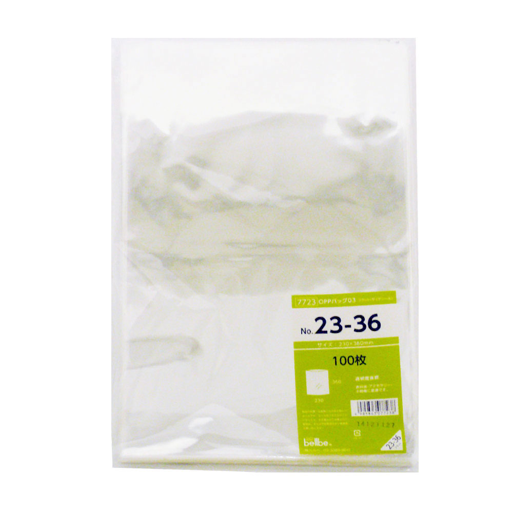 【楽天市場】OPPフラットNo.23-36 100枚入：包装用品の谷津商会