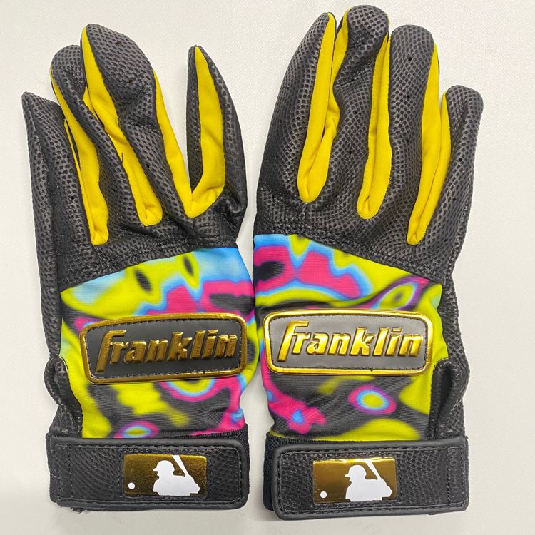 【楽天市場】フランクリン 野球 バッティンググローブ 両手 一般バッティング手袋 硬式野球 軟式野球 草野球 大人 Franklin ybc イエロー ブラック プレゼント：ベースボールショップybc