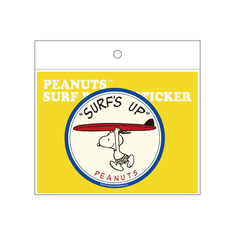 【楽天市場】ピーナッツ (PEANUTS) サーフステッカー SURF STICKER (SNP-19002) スヌーピー サーフボード ...