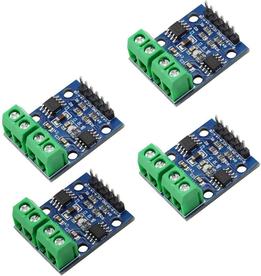 【楽天市場】【4個入】L9110S DC モータ ステップモータ駆動板 Arduino Raspberry Pi向け 最大2個のDCモータ制御 ...