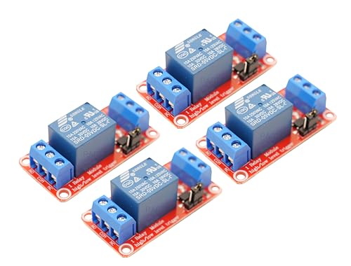 【楽天市場】【4個入】5v リレーモジュール 1チャンネル（1回路）タイプ Arduino／raspberry Pi対応 スイッチング制御用 電子工作・自動化に最適：yms Parts