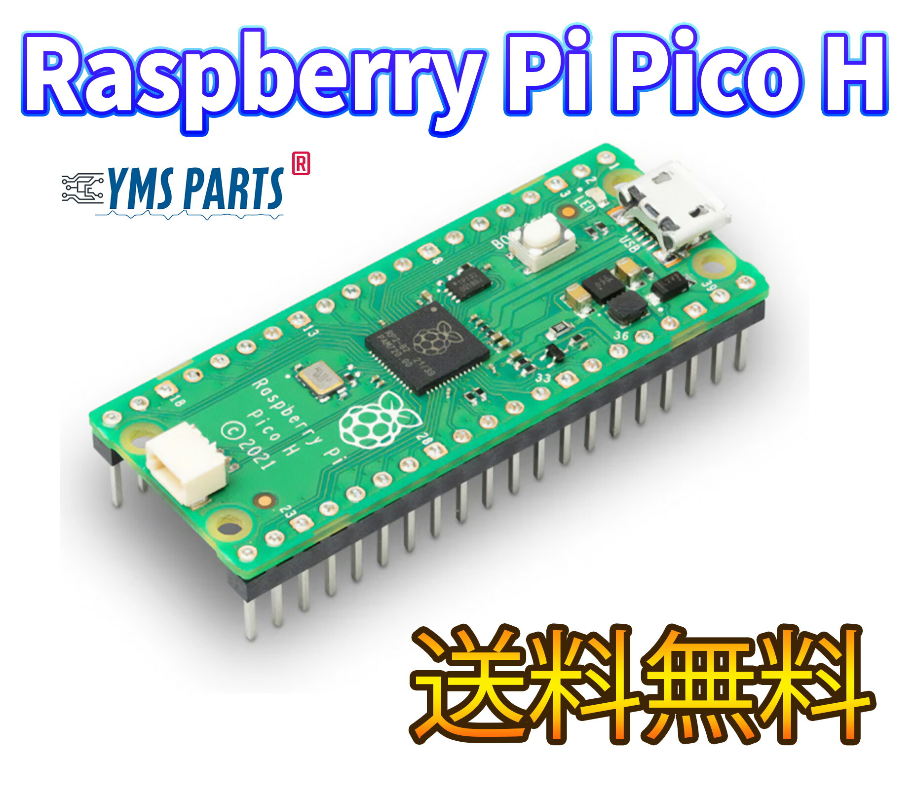 【楽天市場】Raspberry Pi Pico H RP2040：YMS PARTS