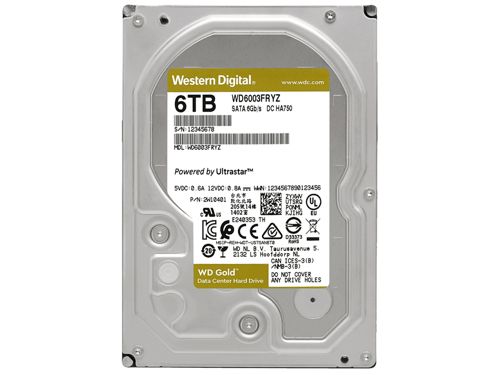 【楽天市場】新品 WD6003FRYZ Western Digital WD Gold SATA 6Gb/s 256MB 6TB 7 ...