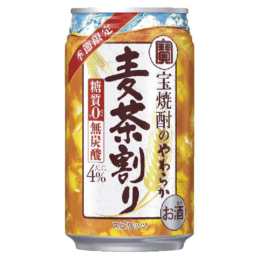 【楽天市場】宝焼酎のやわらか麦茶割り [缶] 335ml × 24本[ケース販売] [宝酒造 Takara タカラ 日本 スピリッツ 缶 ...
