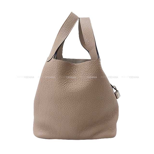 【楽天市場】HERMES エルメス ピコタンロック 22 MM トゥルティールグレー トリヨンクレマンス シルバー金具 ハンドバッグ O刻印 ...