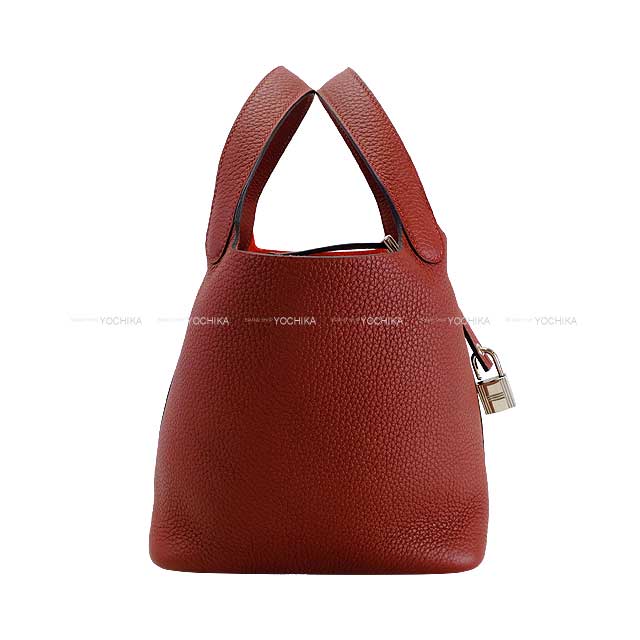 【楽天市場】【恵比寿明治通り店】HERMES エルメス ピコタンロック 18 PM ルージュアッシュ トリヨンクレマンス シルバー金具 ...