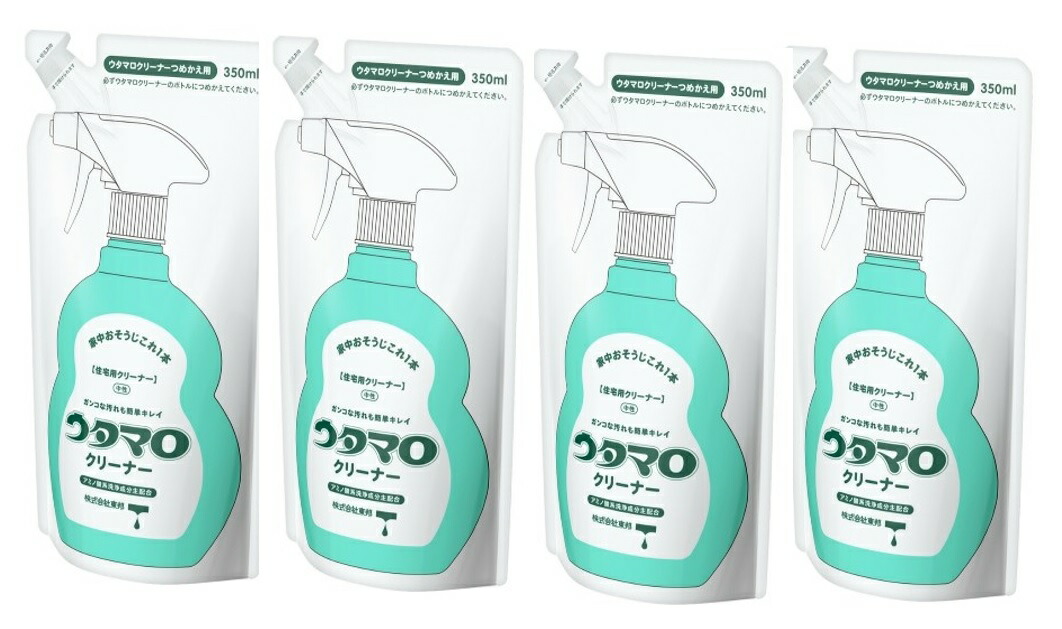 【楽天市場】【×4袋セット送料込】東邦 ウタマロ クリーナー つめかえ用 350ml日本製 ( 多目的住居用洗剤 詰め替え )中性だから家中の ...