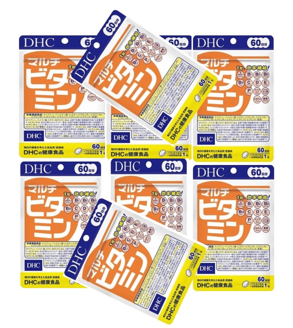 【楽天市場】【×8袋セットメール便送料込】DHC マルチビタミン60日 60粒 サプリメント 栄養機能食品1日に必要な摂取基準量が1粒で摂れ ...