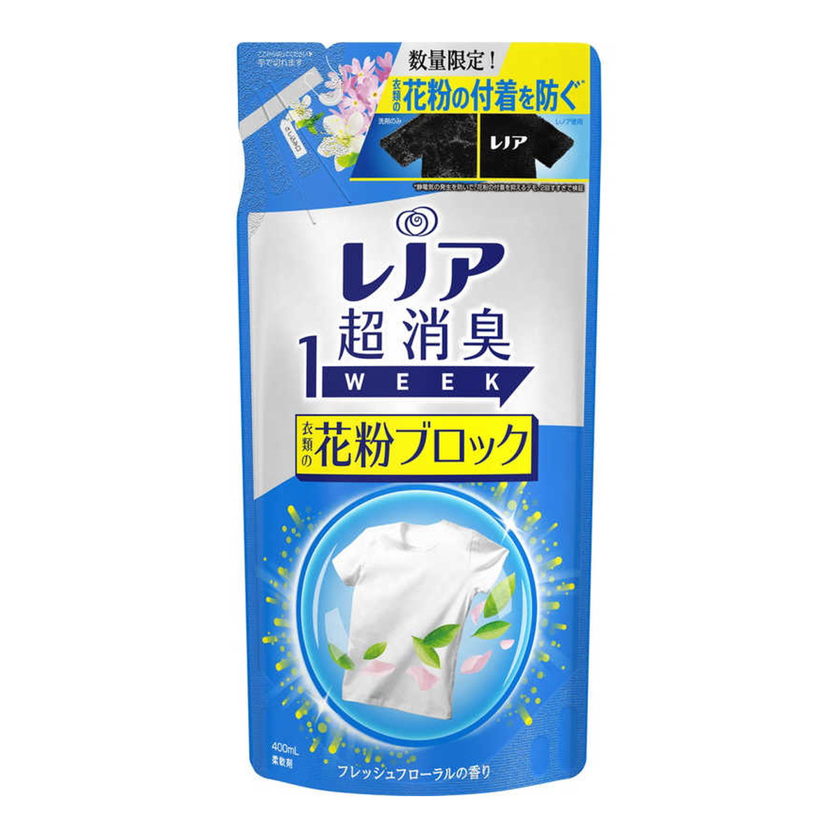 【楽天市場】P&G レノア 超消臭1WEEK 衣類の花粉ブロック フレッシュフローラルの香り つめかえ用 400ml 柔軟剤：ケンコウlife