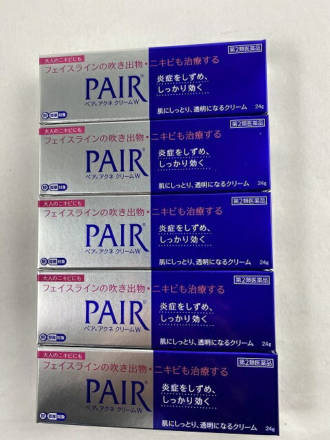 【楽天市場】【×5個 メール便送料無料】【第2類医薬品】 ペア アクネクリームW 24g (4903301025726) フェイスラインの ...