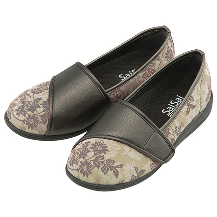 【楽天市場】マリアンヌ SaiSai フラワープリント W940 クラシックベージュ 25.0cm【取寄品】：御用待本舗 楽天市場店