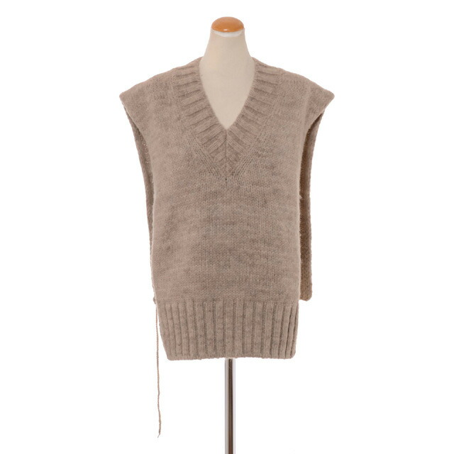 【楽天市場】メゾン マルジェラ (Maison Margiela) Vネックニットタバード アルパカコットンなど ピスタチオ ...