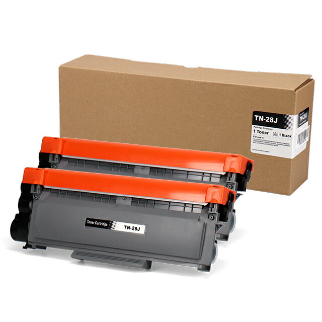 【楽天市場】TN-28J ブラザー Brother モノクロ ブラック×2セット互換トナーカートリッジ 内容：TN-28J 対応機種：HL-L2300 / HL-L2320D / HL ...