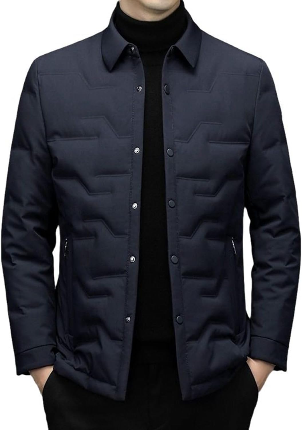 【楽天市場】【20%OFFクーポン～】ビジネスジャケット メンズ ダウンコート 無地 ステンカラー キルトジャケット M4XL アウター ショット丈 キルティング 紳士 保温 細身 シンプル ...