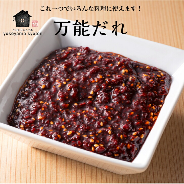 【楽天市場】万能だれ 150g/300g/600g/1K 韓国 韓国グルメ 手作りキムチ お取り寄せ 韓国料理 韓国食品 たれ 韓国風たれ：こだわりキムチの横山商店