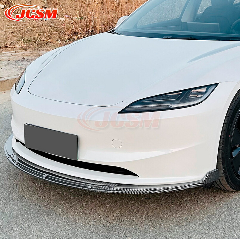 【楽天市場】【SALE＆P10倍★12/4-12/11】Tesla Model 3 スポイラー リップスポイラー フロント リップスポイラー ...