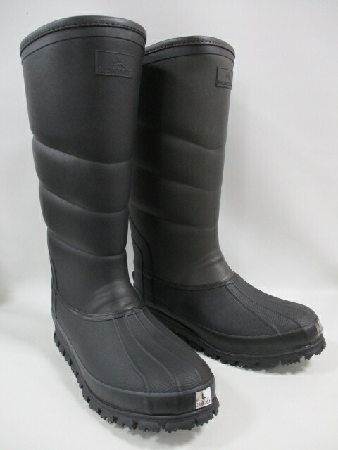 【楽天市場】メンズ防寒長靴 MONTRRE モントレ MB-797 MBW7970 アキレス ブラック ダークブラウン 完全防水 防寒防滑 長靴 メンズ 歩ける ウレタン 無敵寒耐 雪 ボア ...