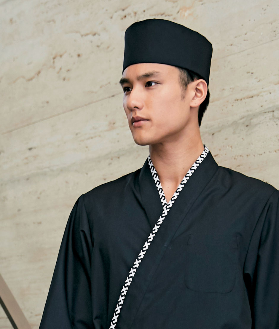 【楽天市場】KAZEN 男女兼用 和帽子 2枚セット販売 黒 グレー 高さ9cm S~3Lサイズ 頭周り56~64cm対応 和KAZEN APK471-C/10 APK471-C/11 ...