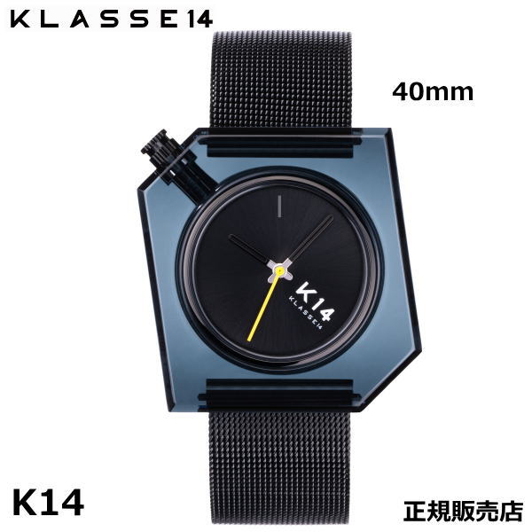 【楽天市場】クラス14 Klasse14 K14 IRREGULARLY SQUARE Dark with Mesh Strap 40mm WKF20BK001M 腕時計 【正規輸入品 ...