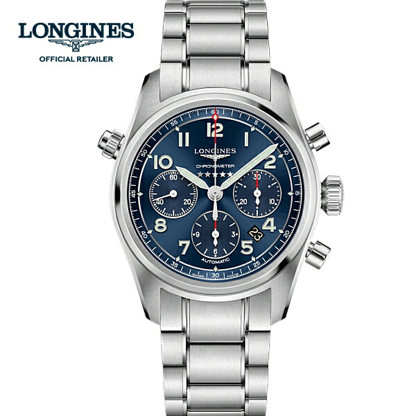 【楽天市場】【クーポン利用で10%OFF】【ご購入特典あります】(5年間保証）LONGINES ロンジン スピリット クロノグラフ ...