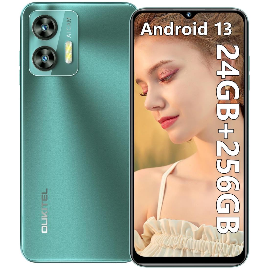 【楽天市場】OUKITEL C35 SIMフリースマートフォン 本体 24GB RAM+256GB 1TB拡張可能 6.56インチ大画面 50MPメインカメラ 5150mAhバッテリー 大容量 ...