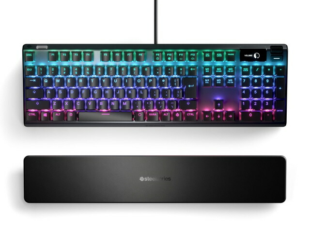 【楽天市場】【ポイント10倍】 steelseries キーボード Apex Pro JP [ブラック] [キーレイアウト：日本語108 ...