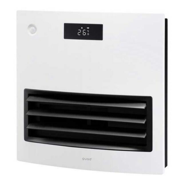 【楽天市場】【ポイント10倍】 【代引不可】QUADS ヒーター・ストーブ MOVING HEAT QS211-WH [ホワイト] 【P10倍】：YOUPLAN