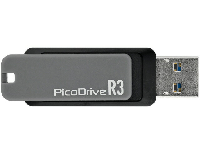 【楽天市場】【ポイント10倍】 グリーンハウス USBメモリー PicoDrive R3 GH-UF3RA256G-BK [256GB] [容量：256GB USB3.1 Gen1(USB3 ...