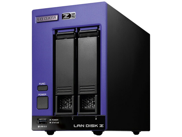 【楽天市場】【ポイント10倍】 IODATA NAS(ネットワークHDD) LAN DISK Z HDL2-Z19SATA-16/U ...