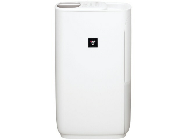 【楽天市場】【ポイント10倍】 シャープ 加湿器 HV-T55-W [プレミアムホワイト] [加湿タイプ：ハイブリッド式(温風気化式) タンク容量：4L 適用畳数(木造和室)：9畳 適用畳数 ...