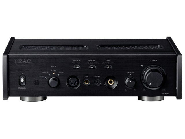 【楽天市場】【ポイント10倍】 TEAC ヘッドホンアンプ・DAC HA-507-B [ブラック] [タイプ：ヘッドホンアンプ ヘッドホン端子 ...