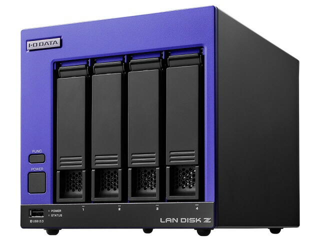 【楽天市場】【ポイント10倍】 IODATA NAS(ネットワークHDD) LAN DISK Z HDL4-Z25SI3B04 [ドライブベイ ...