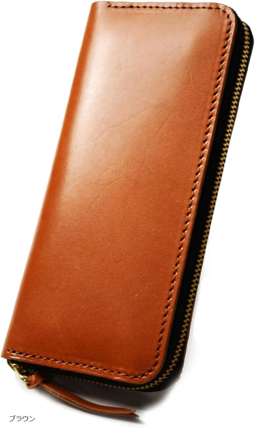 【楽天市場】atelierCODEL 長財布 ラウンドファスナー 栃木レザー メンズ 本革(ブラウン)：スピード発送 Reapri（リアプリ）