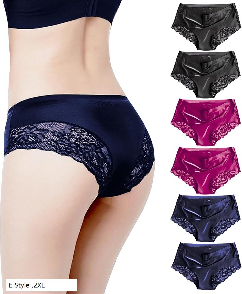【楽天市場】ショーツ レディース 6枚組 シームレス レース 下着 パンツ 消臭 抗菌 女性用 コットン E Style(E Style, 2XL)：スピード発送 Reapri（リアプリ）